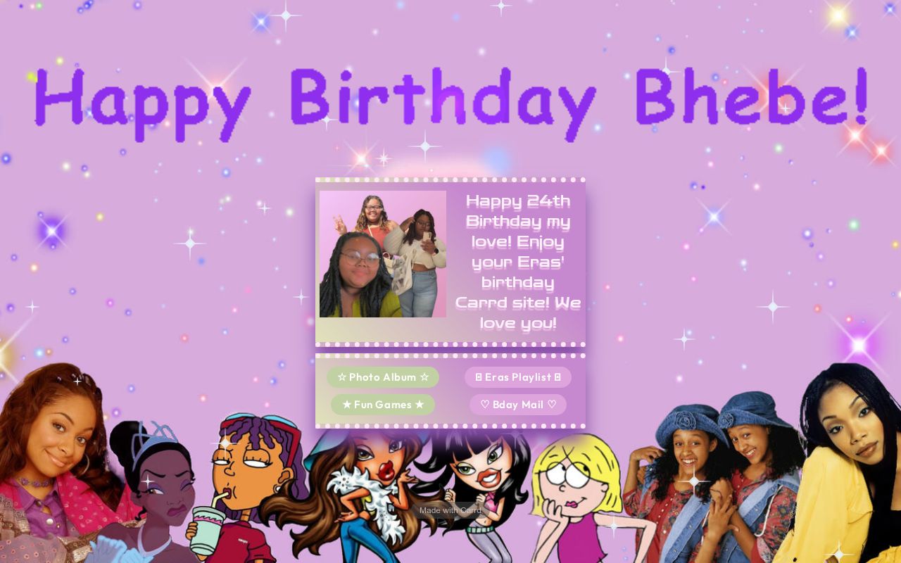 Bhebe's Birthday Surprise